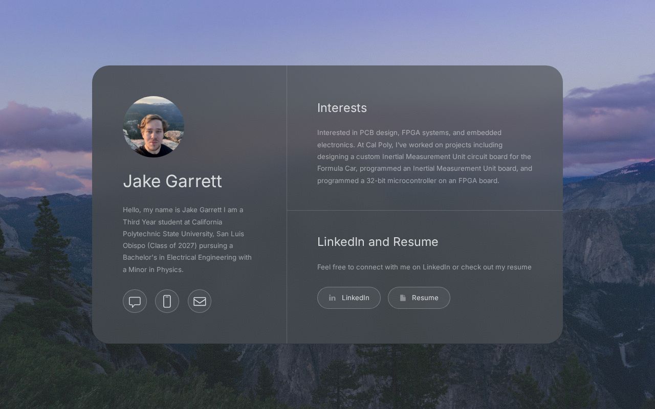 Jake Garrett Profile